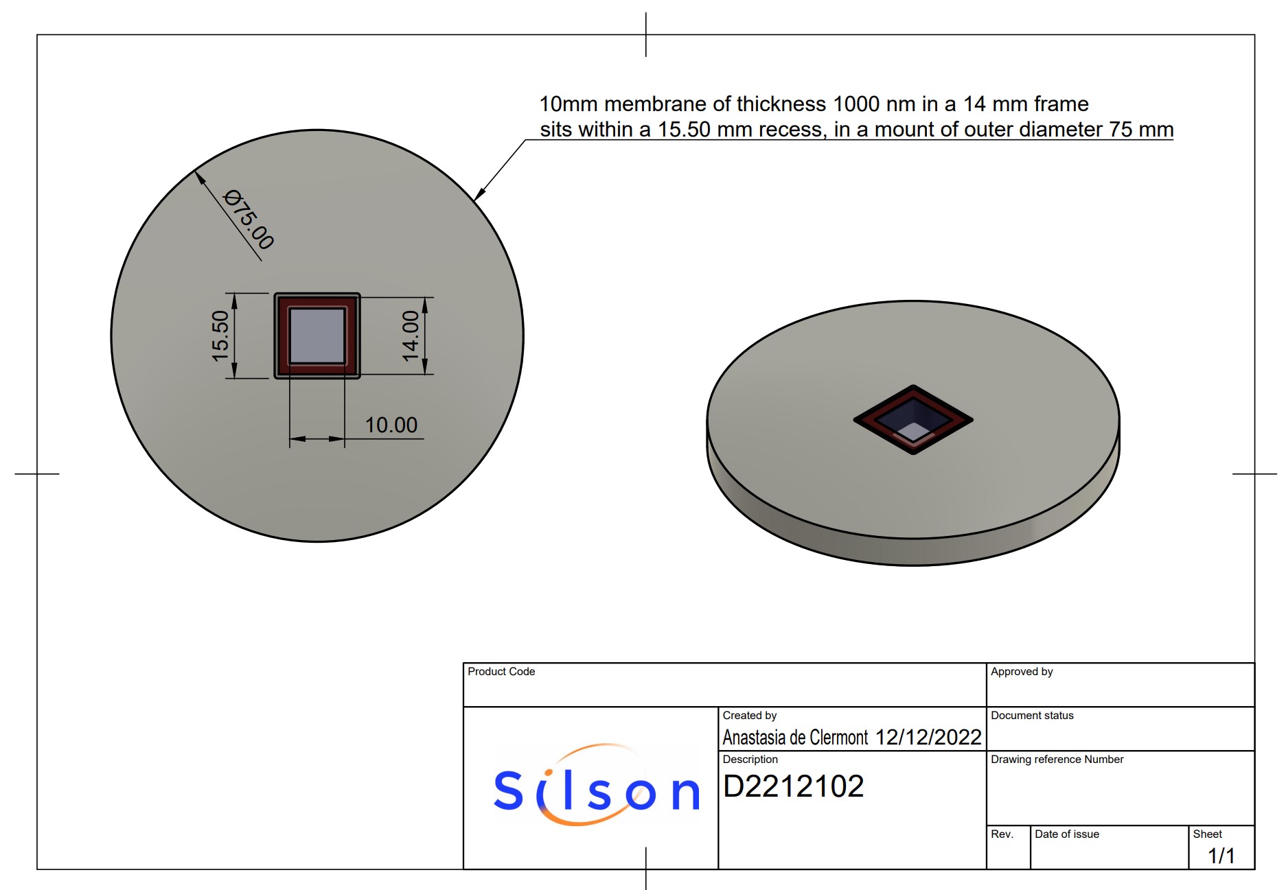 Silson - Mounted Membranes